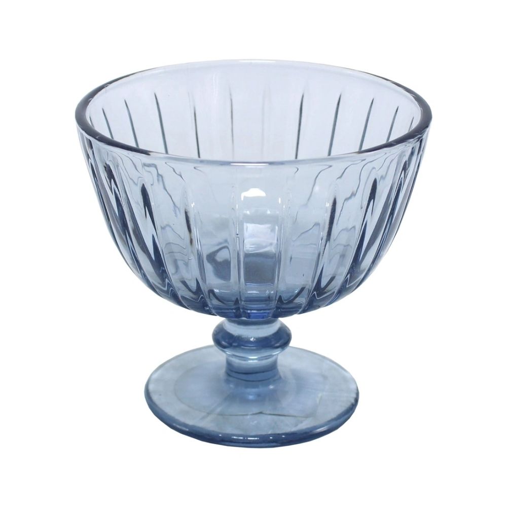 COPA POSTRE 272 ML VIDRIO AZUL – La Sierra | Ferretería y Menaje